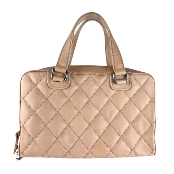 CHANEL | Bags | Chanel Cream Leather Bag | Poshmark